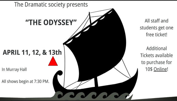 The Odyssey ticket-Saturday, April 13th, 2024 – Crusader Shoppe