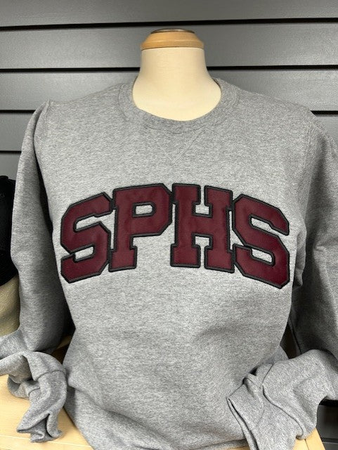 Russell Crewneck embroidered SPHS (new) – Crusader Shoppe